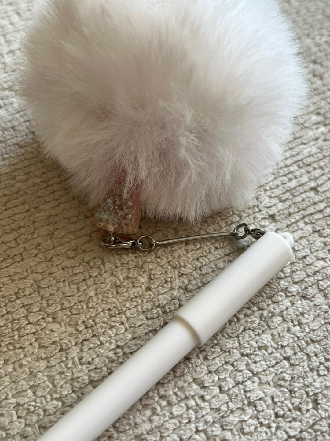 Fluffy Pom Pom Cute Furry Ballpoint Pen Aesthetic Stationery Gift ...