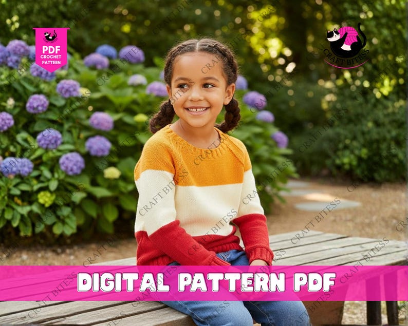 Chunky Toddler Sweater Knitting Pattern • Easy Playtime Kids Pullover ...