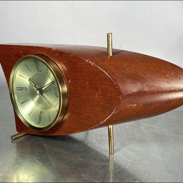 Mcm Desk Clock - Etsy