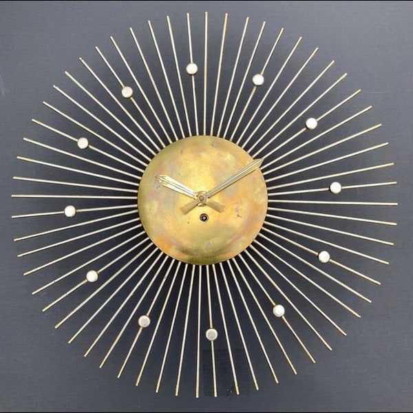 Starburst Clock - Etsy