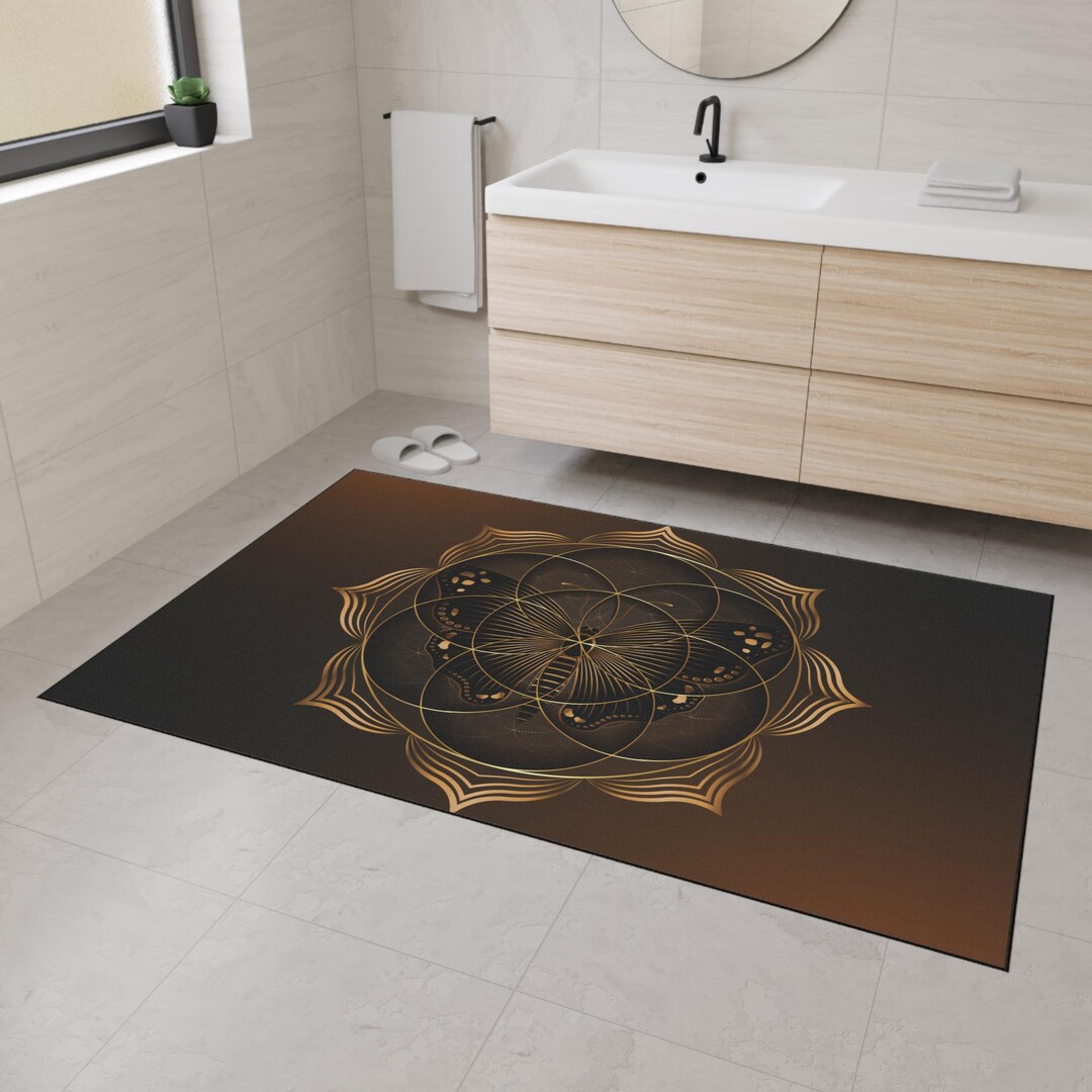 Tree of Life Floor Mat: Boho Meditation Yoga Decor - Etsy