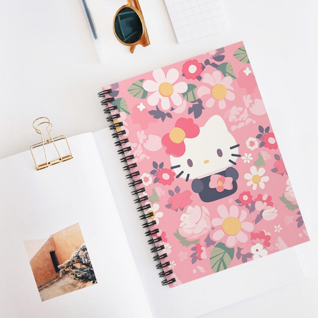 Spiral Notebook - Hello Kitty, Kwai Design, Cute Stationery, Back to ...