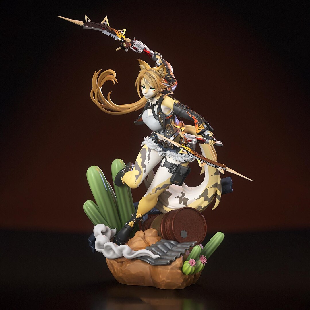 Pulchra STL Statue | 1/6 Scale Supported & No Support 3D Print Model ...