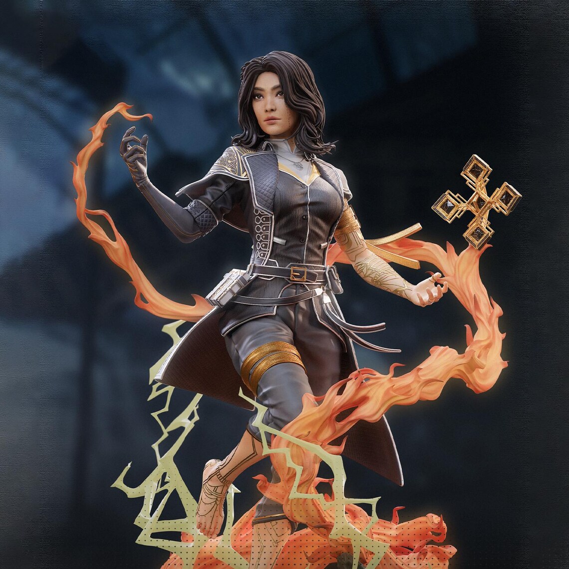 Lune STL Statue (clair Obscur Expedition 33 Fanart) | 1/7 Scale High ...