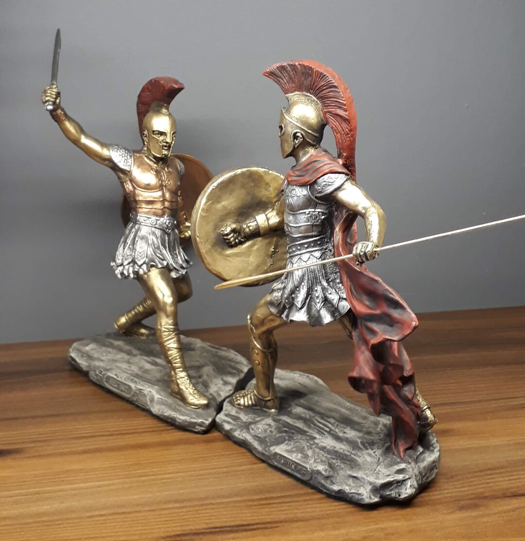 Achilles and Hector Are Fighting, the Battle of Troy - Etsy