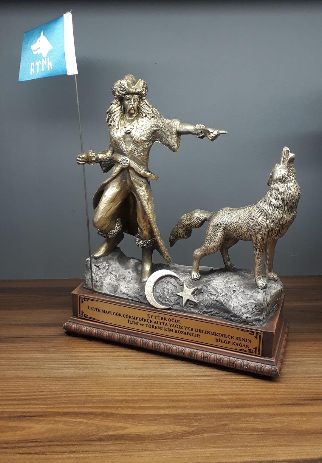 Metehan, the Sacred Wolf in Turkish Mythology, Ergenekon Legend - Etsy