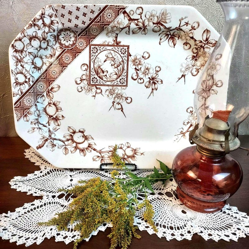 Transferware Platter - Etsy