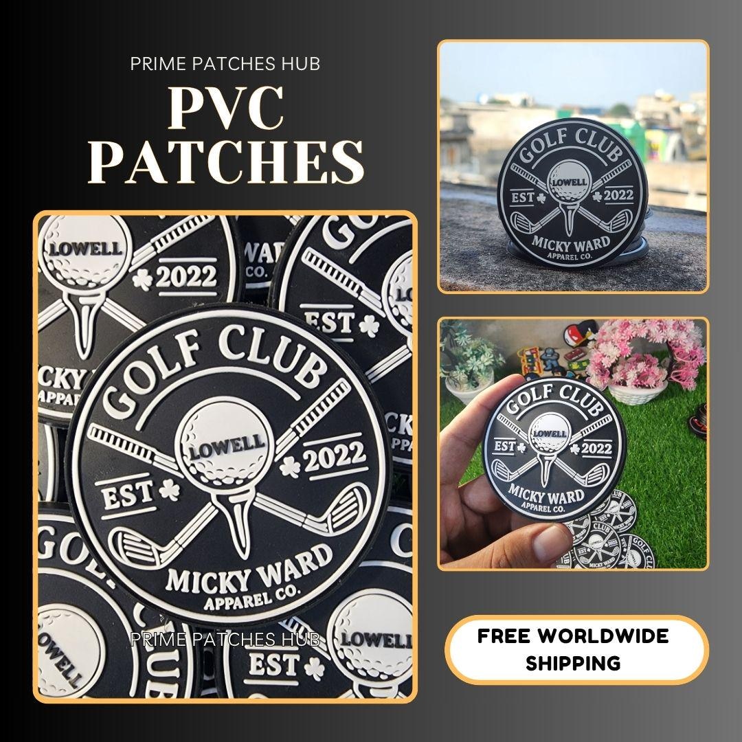 Custom PVC Logo Patch | 3D Rubber Emblem | Velcro / Sew-on / Adhesive ...