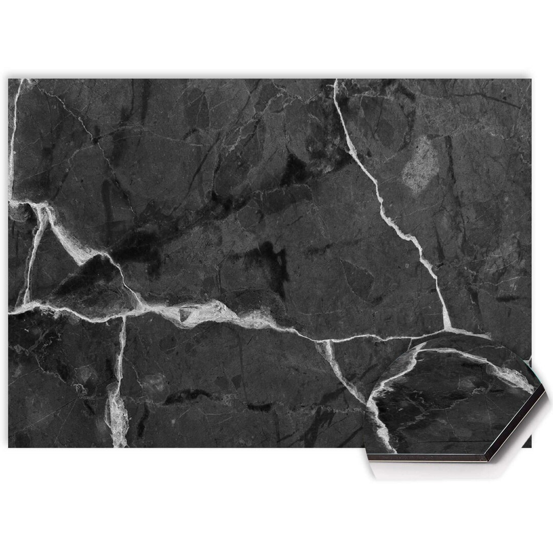 Black Marble Splashback - Etsy Canada