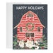 Farm Holiday Cards Barn Christmas Card - Etsy