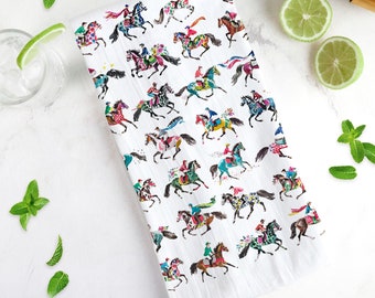 Kentucky Derby Tea Towel - Etsy