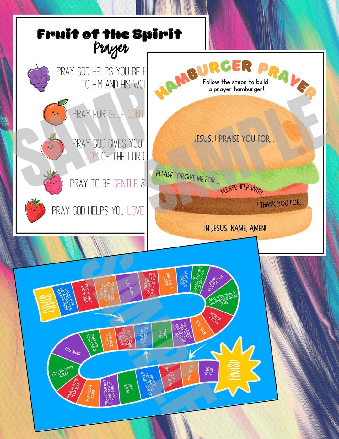 Candy Prayer Printables - Etsy