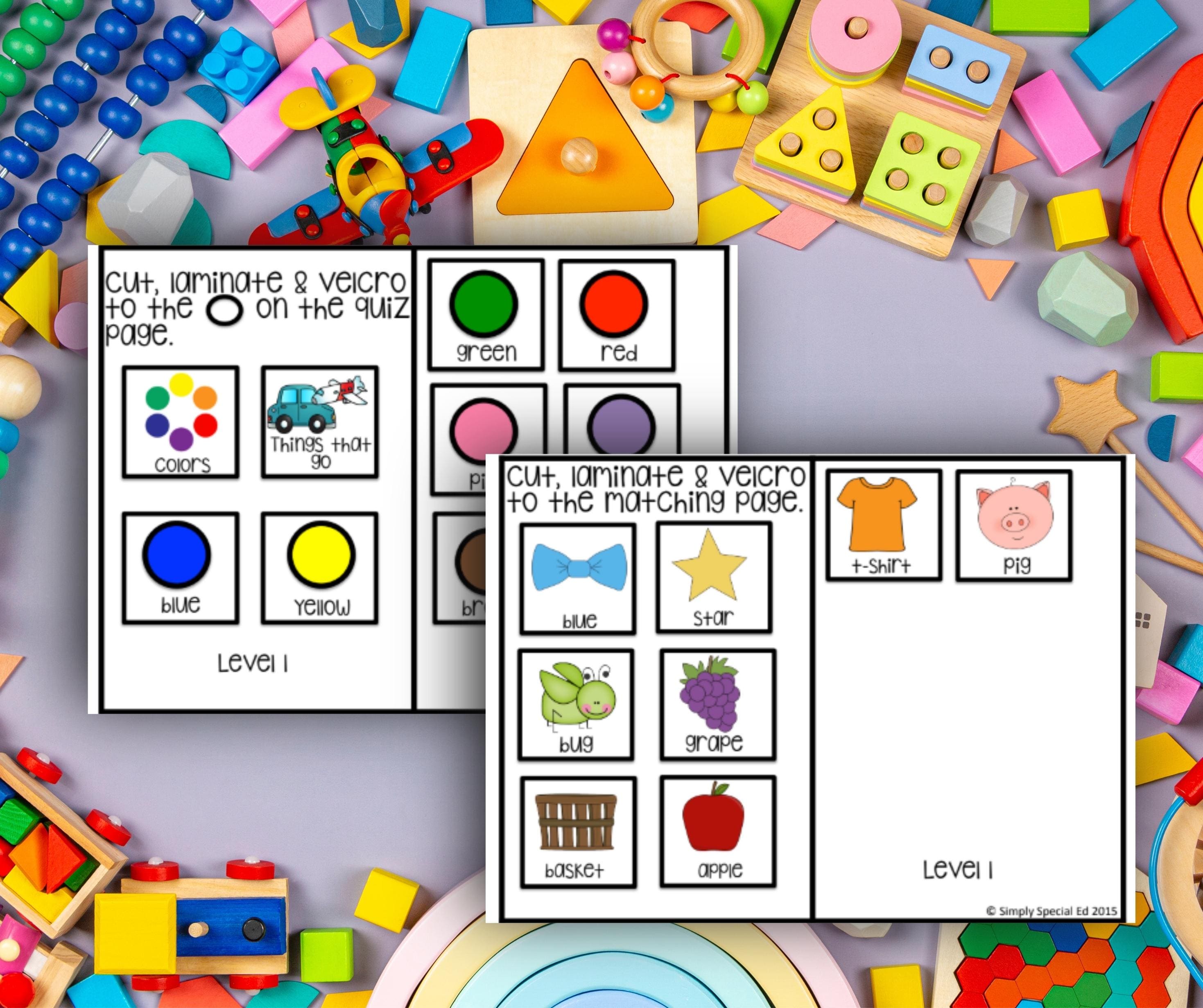 Kids Learning Busy Book Printables Bundle, Toddler Preschool Activities ...