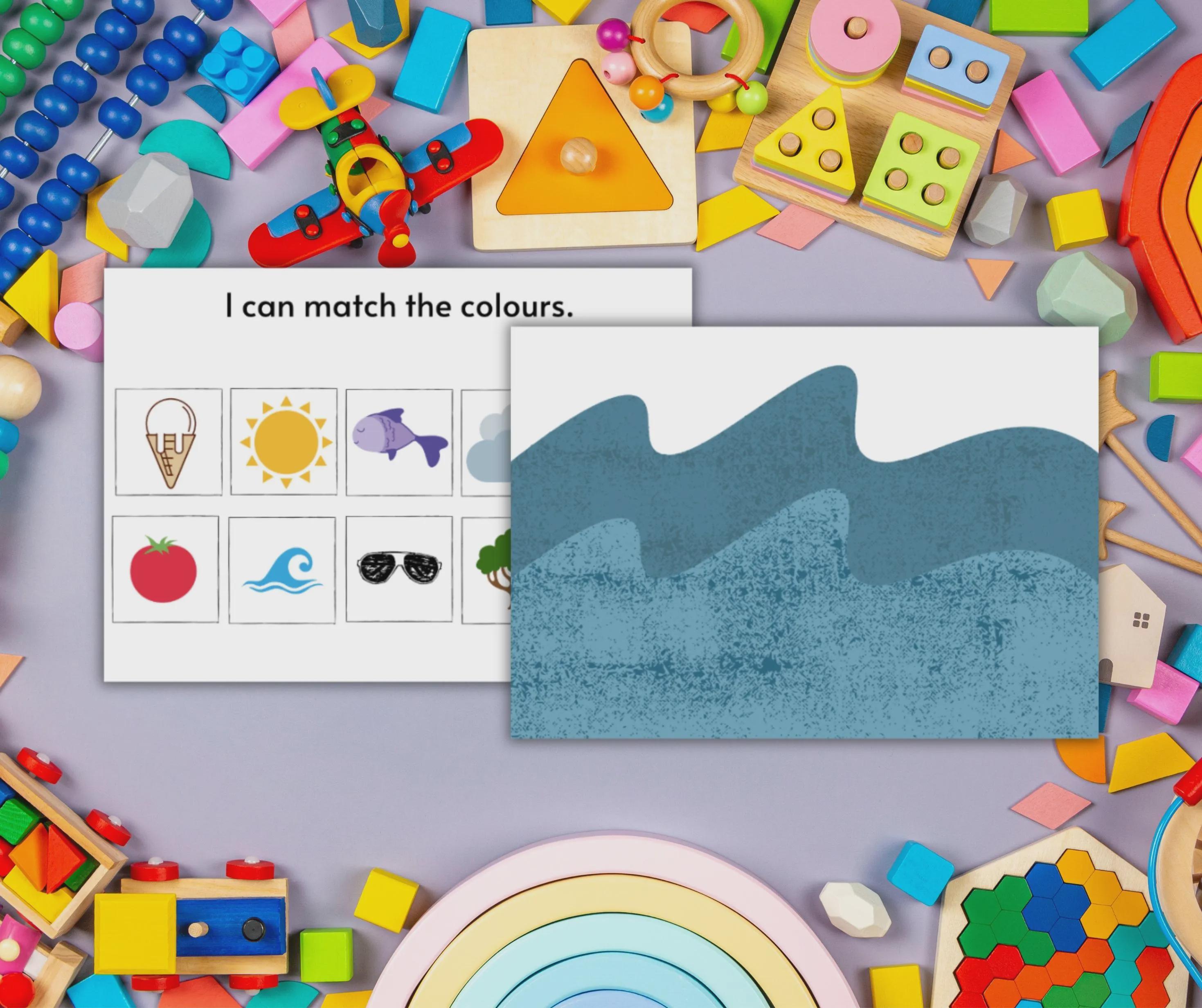 Kids Ocean Busy Book Printables Bundle, Toddler Learning Activities ...