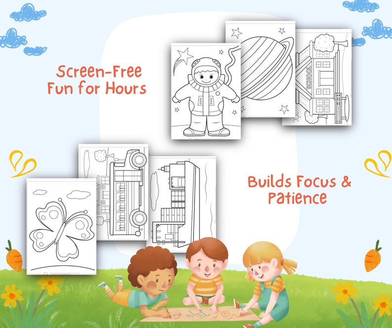 Ice Cream Coloring Pages for Kids: Printable Summer Coloring Book PDF ...