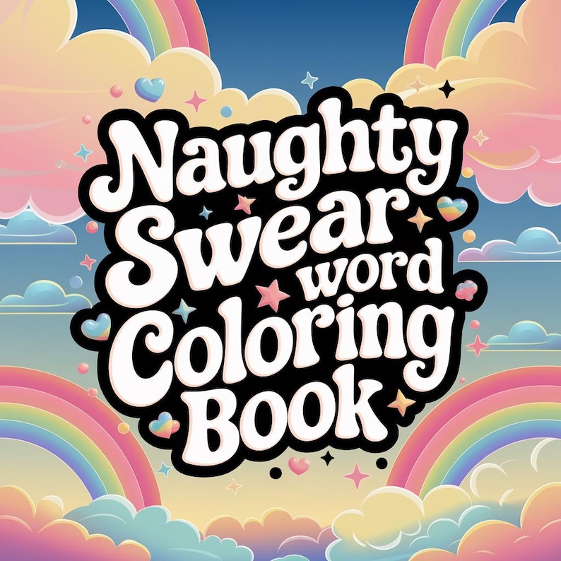 114 Swear Words Coloring Pages Only for Adults - Etsy
