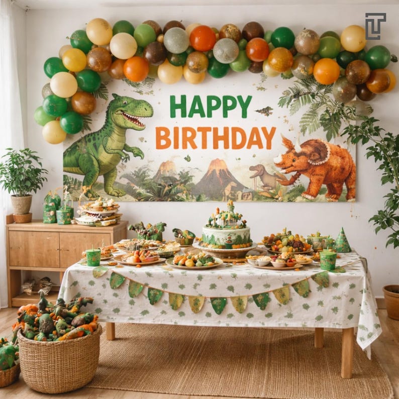 Dinosaur Birthday Invitation Template, Editable Free Canva Design - Etsy