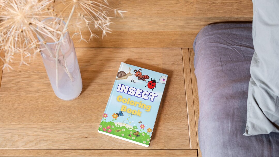 Insect Coloring Book - Etsy