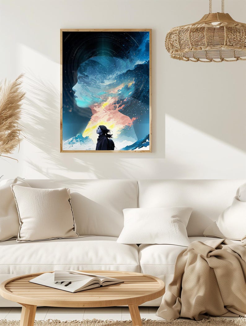 The Daughter of the Wind | Printable Digital Art | Celestial and Dreamy ...