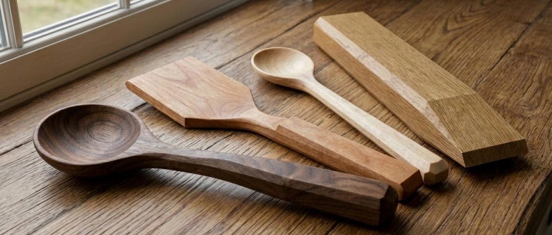 Artisan Culinary Set | Pro-series Hand-carved Utensil Plans ...