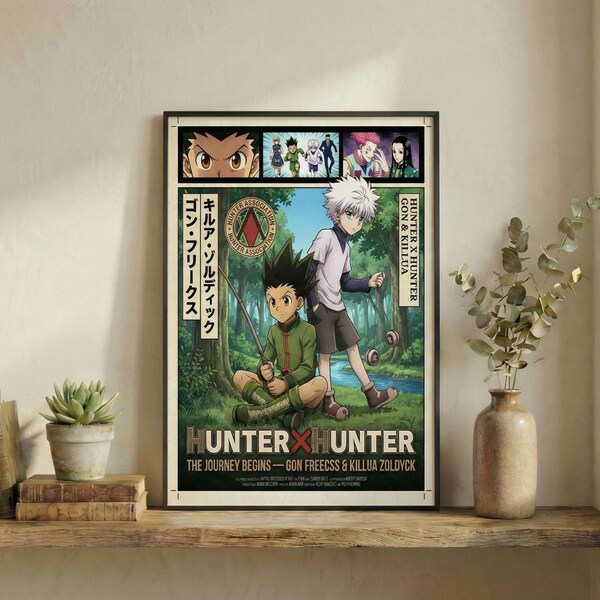 Hunter X Hunter Poster - Etsy