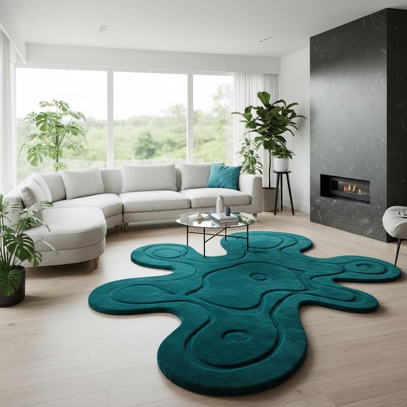 Blob Rug - Etsy