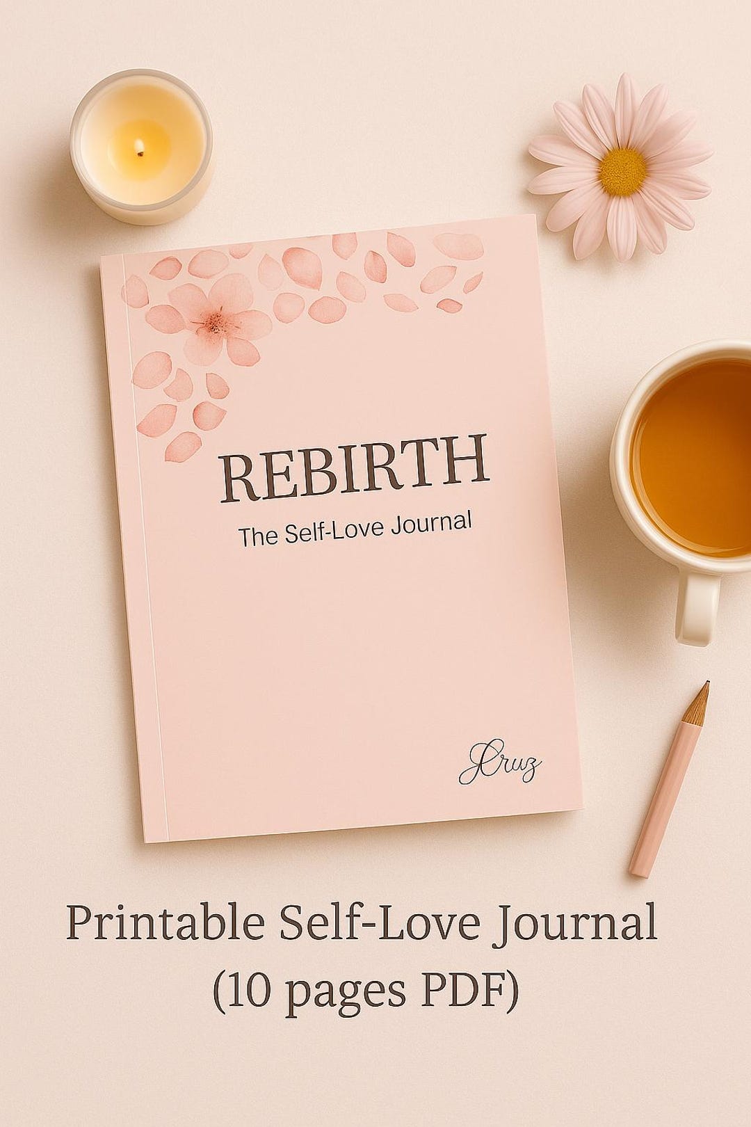 Rebirth Self-love Journal: Guided Prompts, Minimalist Design (PDF) - Etsy
