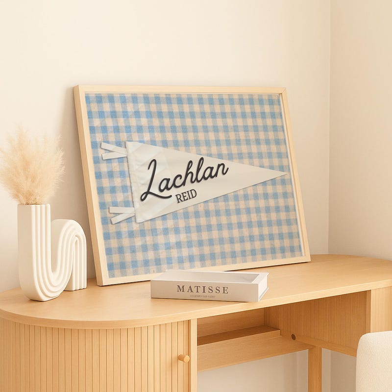 Wooden Name Signs Retro - Etsy