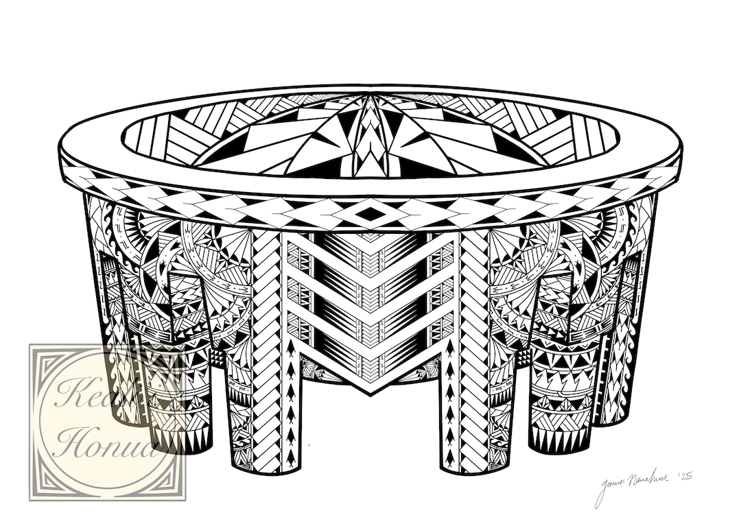 Samoan Tanoa | Polynesian Kava Bowl - Etsy Australia
