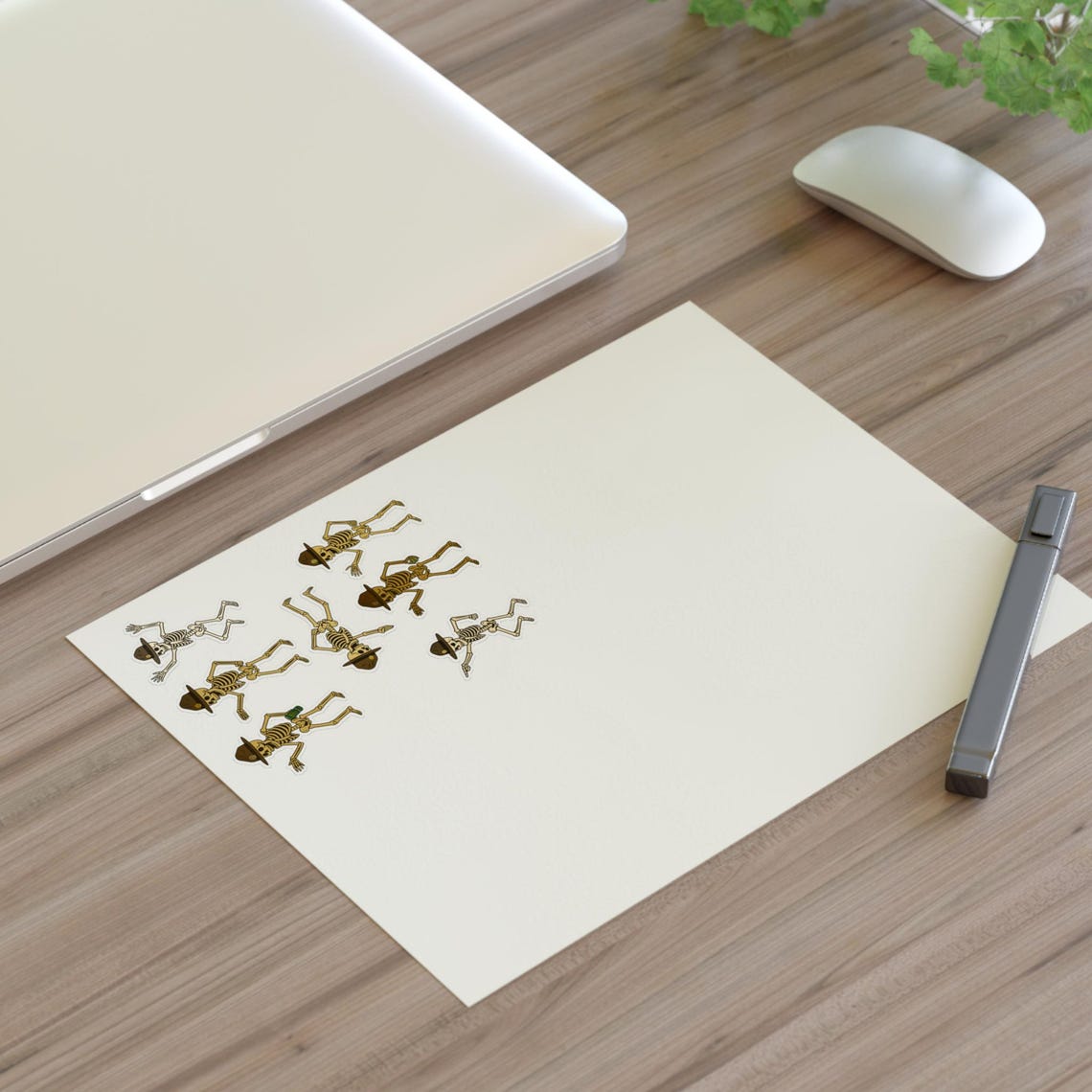 Skeleton Drill Sergeant Sticker Pack | 7pc Military Skeleton Stickers ...