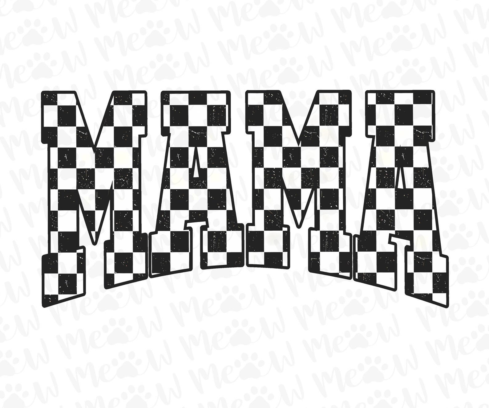 Mama Png, Digital Png File Mama Distressed Checker Printable Sticker ...