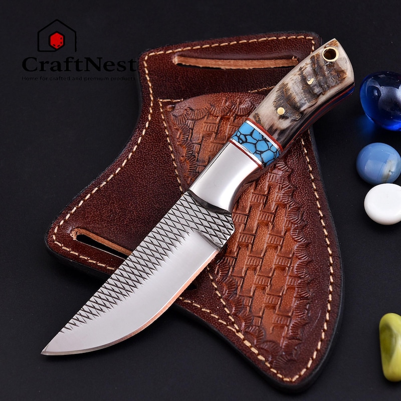 Turquoise Leather Handle - Etsy