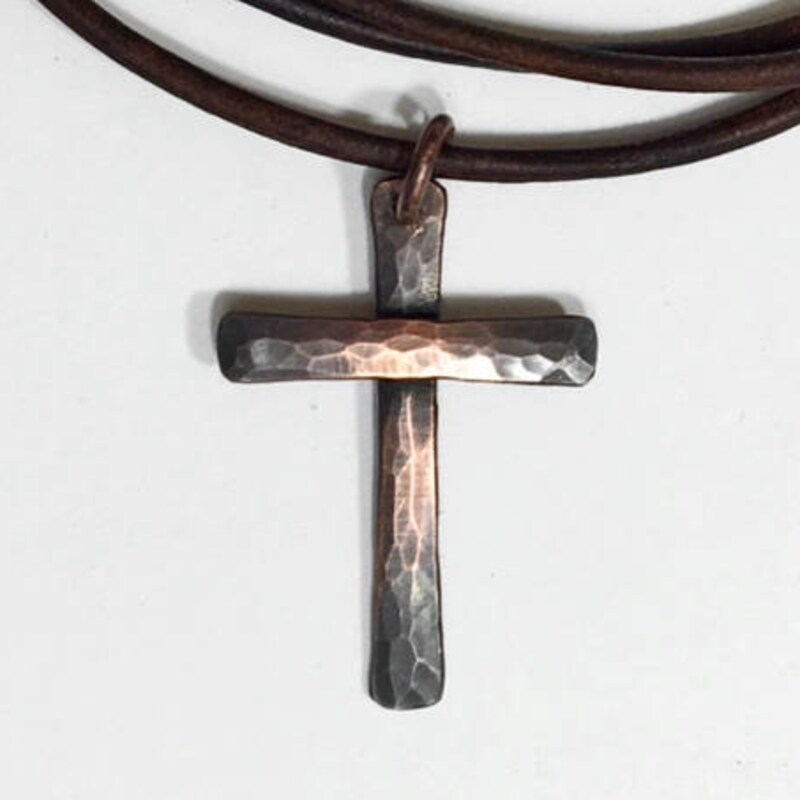 Rustic Cross Pendant - Etsy