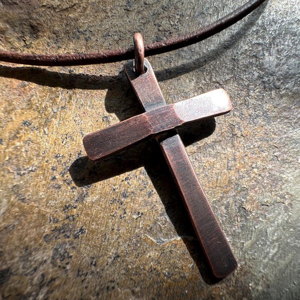 Copper Cross - Etsy