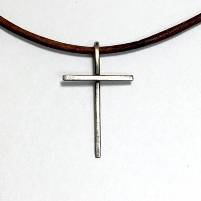 Rustic Cross Pendant - Etsy