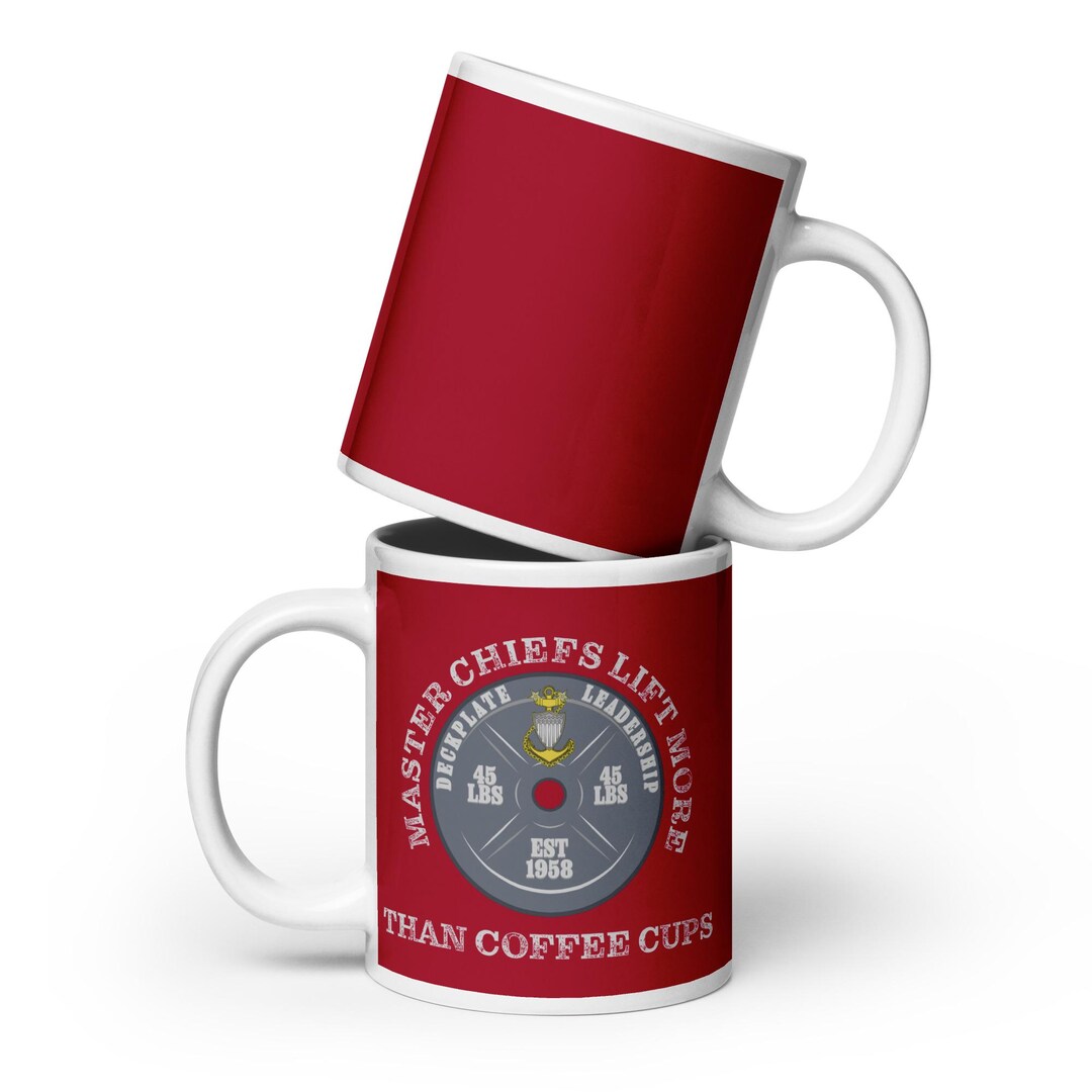 Master Chiefs Lift More Than: White Glossy Mug - Etsy