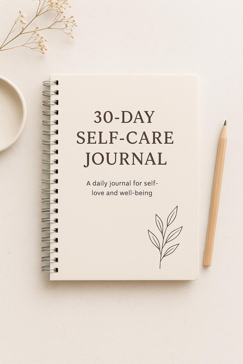 30-day Self-care Journal | Wellness Planner | Mental Health Digital ...