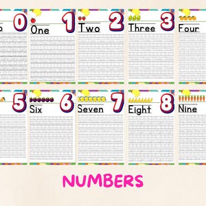 Kids Tracing Worksheets Bundle | Alphabet, Numbers & Lines | Printable ...