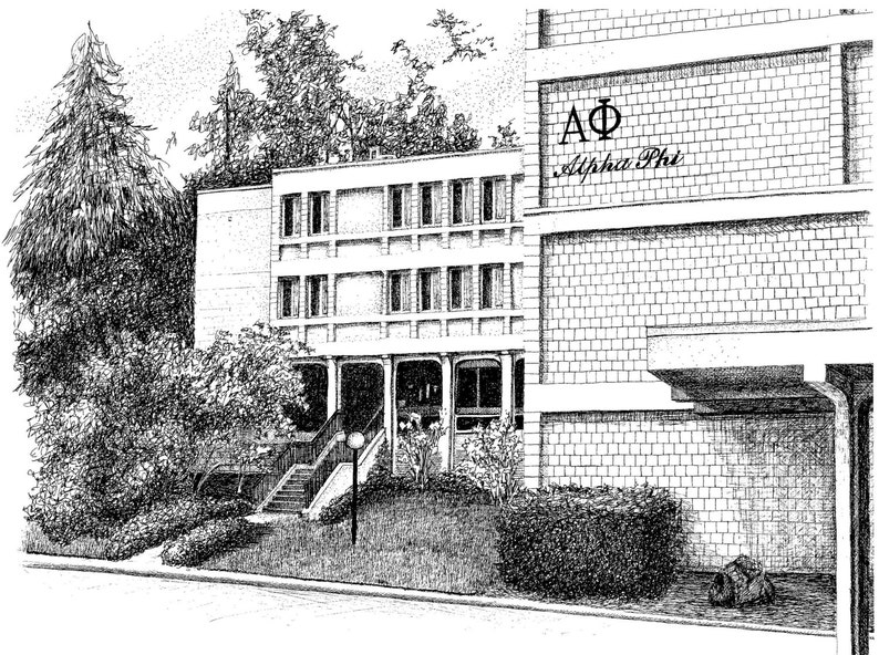 Alpha Phi Sorority House, Purdue University, West Lafayette, Indiana ...