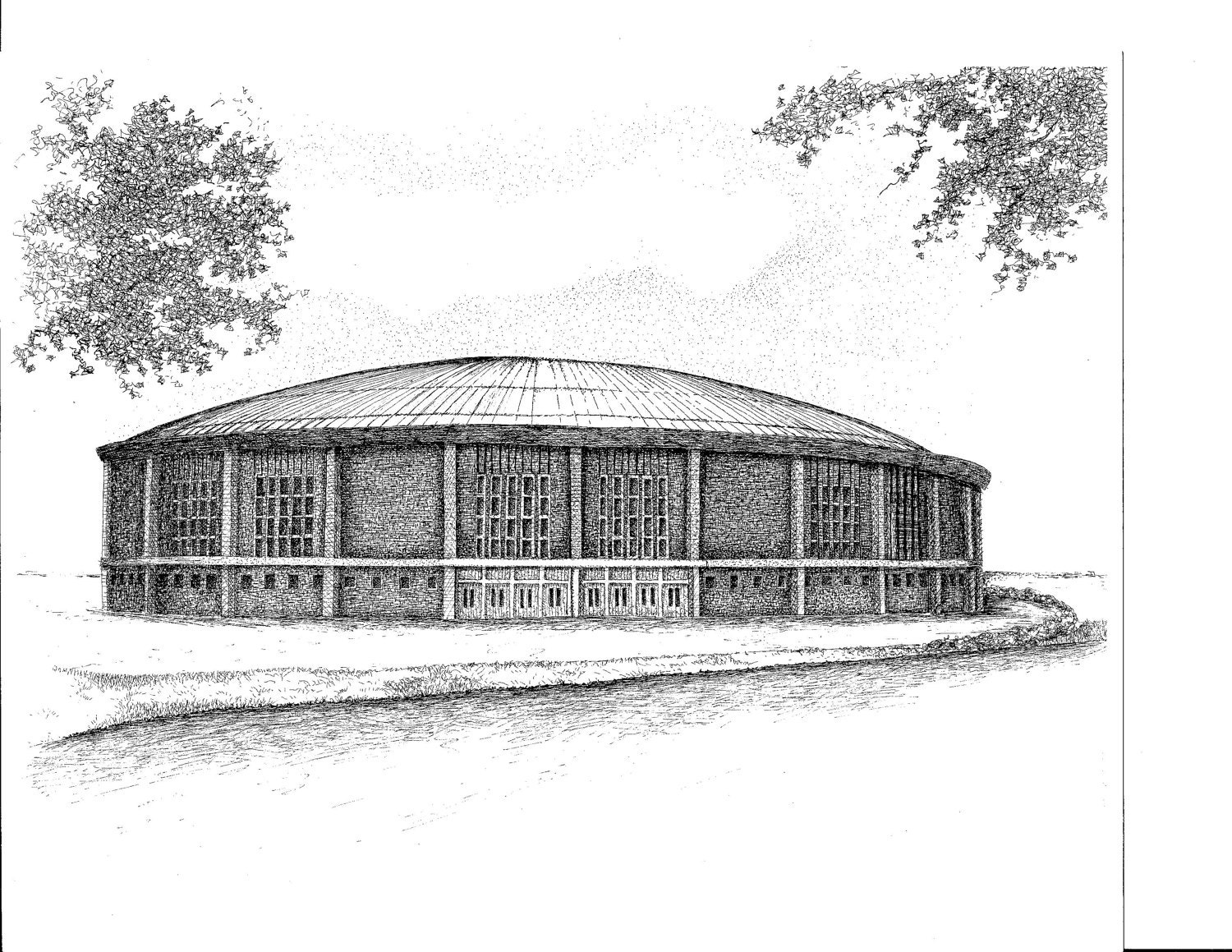 Mackey Arena Purdue University West Lafayette Indiana | Etsy