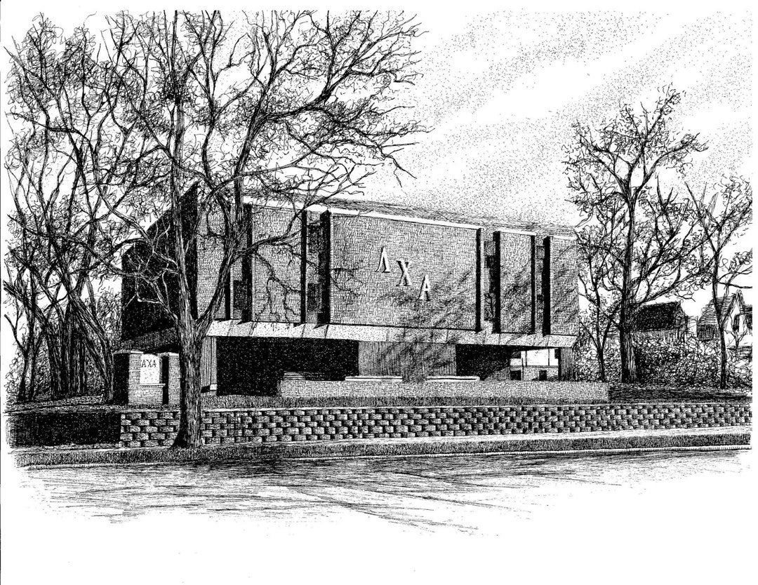Lambda Chi Alpha Fraternity House, Purdue, Fine Art Print - Etsy