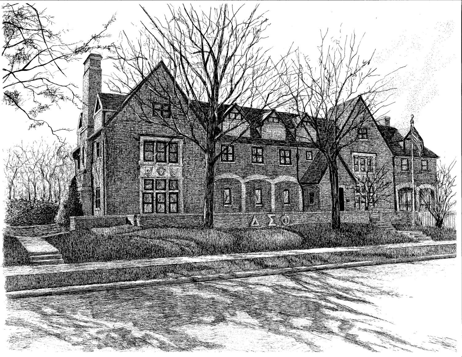 Delta Sigma Phi Fraternity House, Purdue, West Lafayette, Digital ...