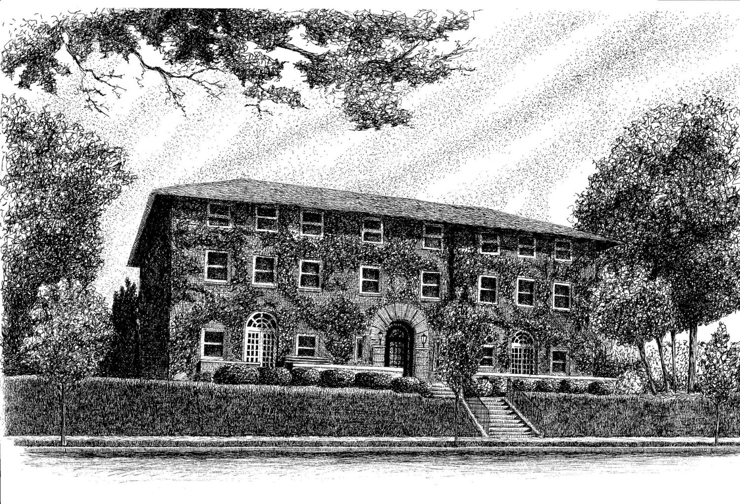 Phi Gamma Delta Fraternity House Purdue digital download | Etsy