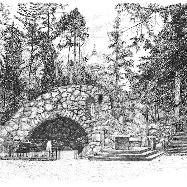 Grotto of Our Lady of Lourdes - Etsy