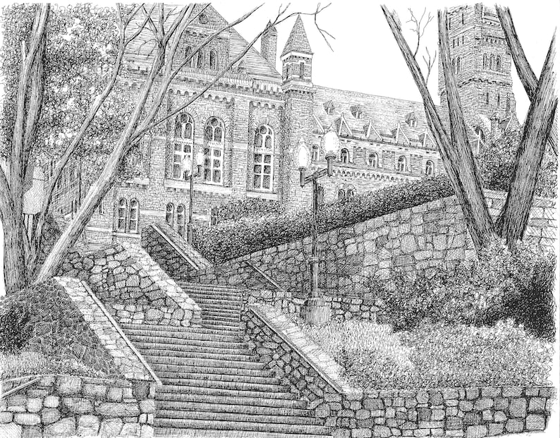 Georgetown University, Fine Art Print - Etsy