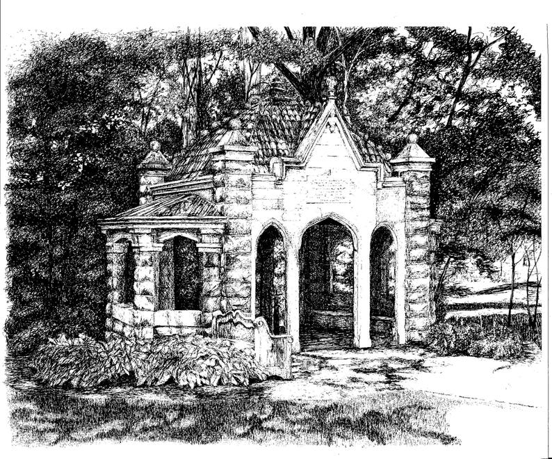 Rose Well House, Indiana University, Bloomington, Indiana, Fine Art ...