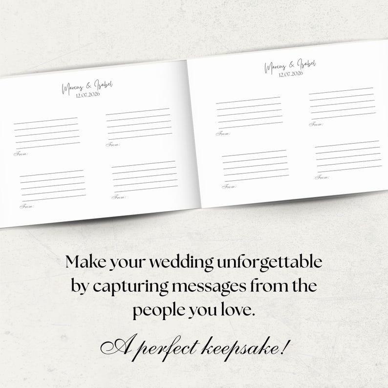 Custom Watercolor Venue Guest Book, Personalized Wedding Alternative ...