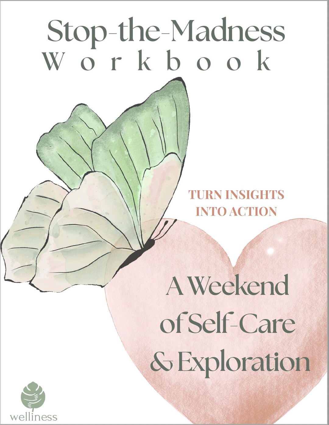 Self-care Workbook: Stress Relief & Self-discovery Journal (digital ...