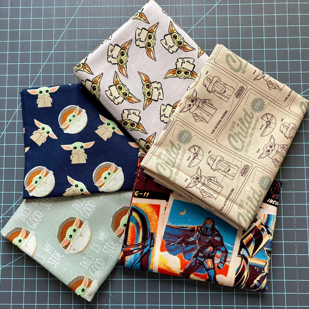 Mandalorian Fabric - 5 Star Wars Fat Quarter Bundle - Etsy