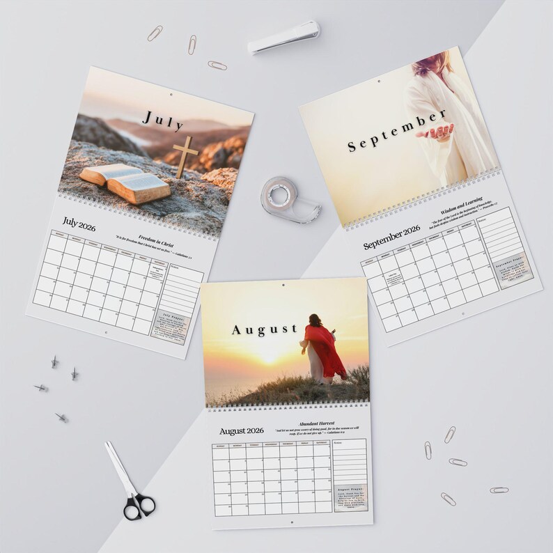 2026 Bible Verse Wall Calendar | Christian Scripture Calendar ...